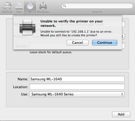 Unable to verify the printer on my network. - Techyv.com Unable to verify the printer on my network. - Techyv.com